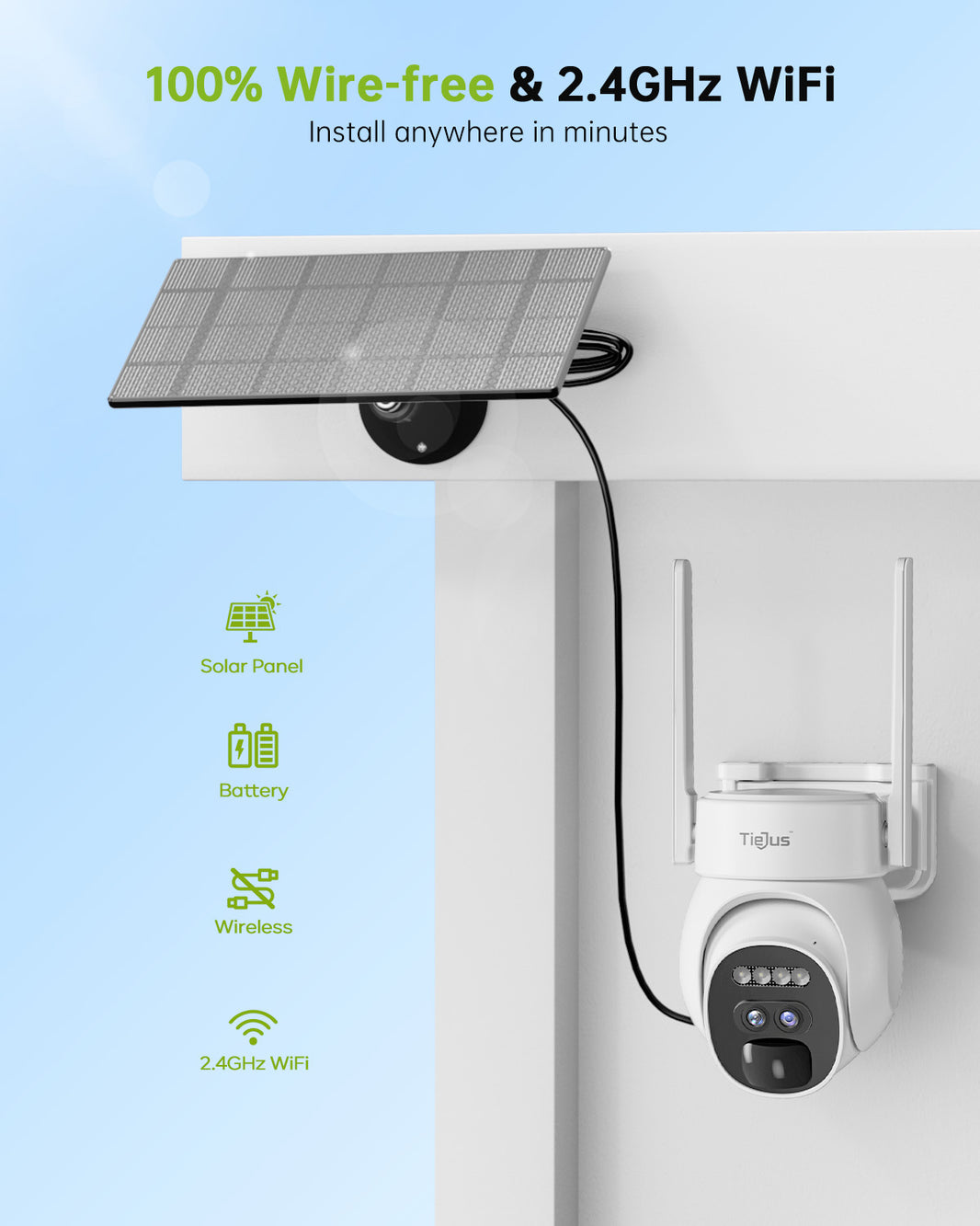 Solar-Powered Security Cameras – ZUMIMALL